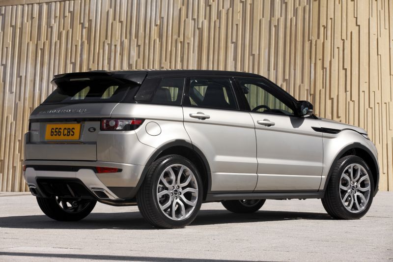 Land Rover Range Rover Evoque technical specifications and fuel economy